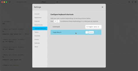 Warp AI Shortcut Interferes With Default MacOS Shortcut For Input Language Switching Issue