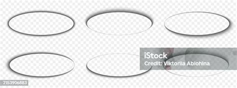 투명한 배경에 고립된 타원형 그림자입니다 타원 소프트 오버레이 효과 어두운 그라데이션 테두리가 있는 타원형 모양 바닥 종이 또는 페이지의 빈 원형 음영 벡터 일러스트 레이