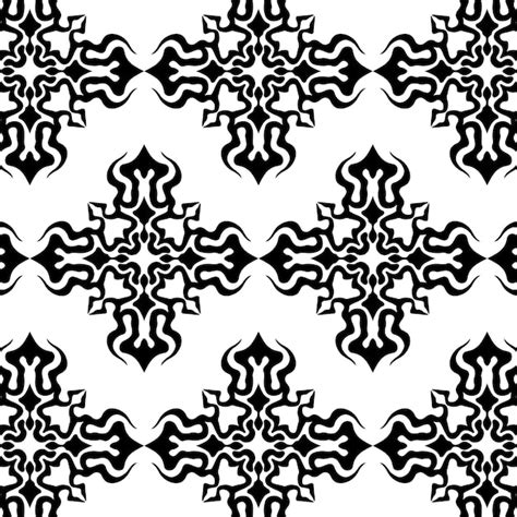 Premium Vector Geometric Cool Abstract Floral Pattern