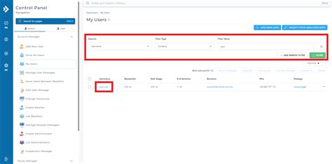 How To Modify User Account Admin Level In Directadmin Evolution Skin