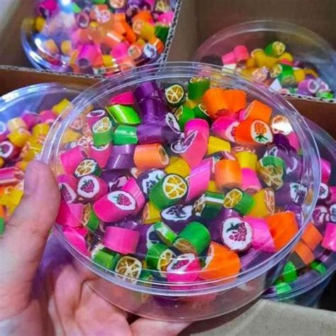 Jual Baru Permen Sticky Candy Rasa Buah Toples Permen Tiktok Buah Viral