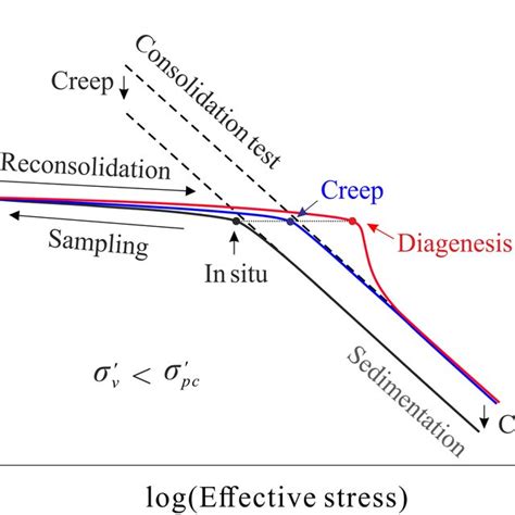 Schematic Illustration Of Oedometer Apparatus A And Idealized