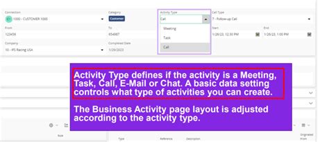 Getting More Activity Types In Business Activity Window 23r1 Ifs Community