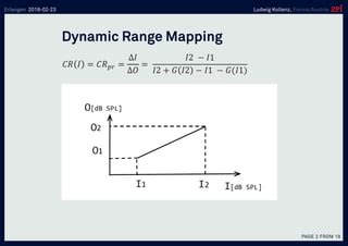 Non Uniform Compression Ratio For Dynamic Range Compression PPT