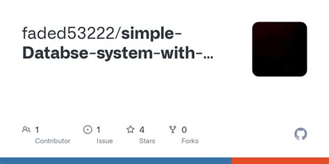 Github Faded53222simple Databse System With Html And Sql Server
