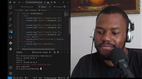 Javascript Try Catch Finally Explained Youtube