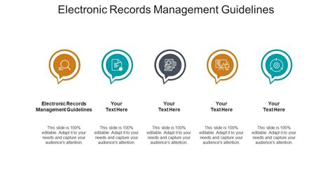 Electronic Records Management Guidelines Ppt Powerpoint Presentation Professional Display Cpb