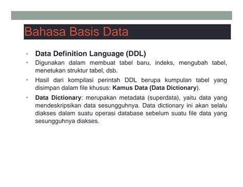 SOLUTION Bahasa Basis Data Studypool