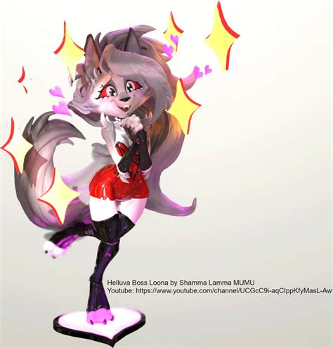 Loona Helluva Boss Hellhound Fanmade Furry Garage Kit Etsyde