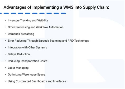 The Influence Of A Wms On Supply Chain Management
