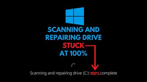 Scanning And Repairing Drive STUCK AT EASY FIX YouTube