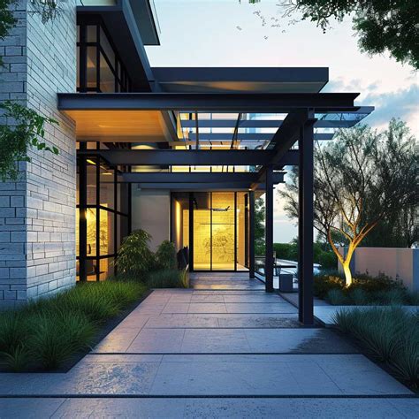 15 Entrance Canopy Designs For Every Home — Modern Glass And Traditional