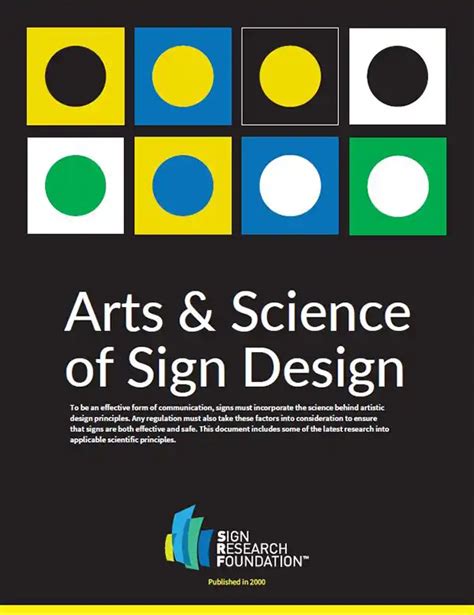 Arts And Science Of Sign Design Sign Research Foundation