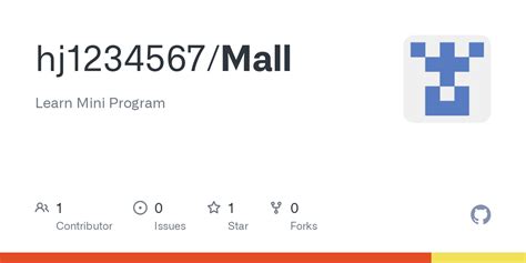 Github Hj1234567mall Learn Mini Program