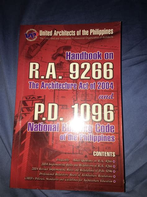 architect handbook hobbies and toys books and magazines assessment books
