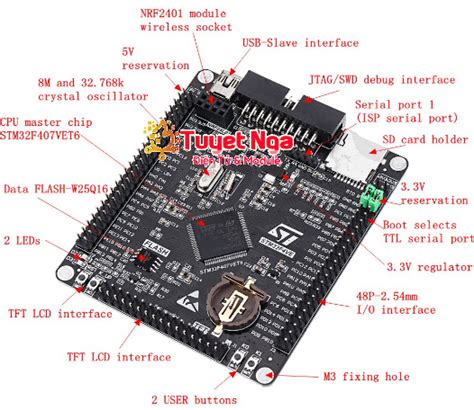 Kit Stm32f407vet6 Cortex M4 Stm32 ĐiỆn TỬ TuyẾt Nga