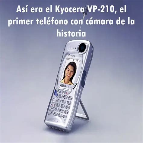 Así era el Kyocera VP el primer teléfono elyex