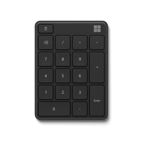Microsoft Bluetooth Number Pad Black 2 [23o 00033] Bunnings Australia