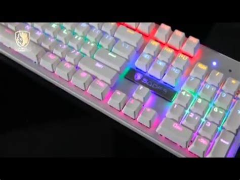 SADES mechanical keyboard - YouTube