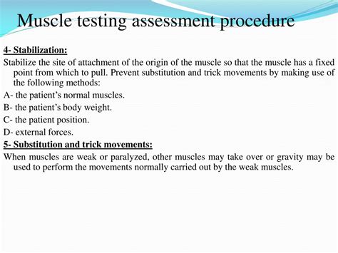 Ppt Principles Of Manual Muscle Testing Powerpoint Presentation Free Download Id