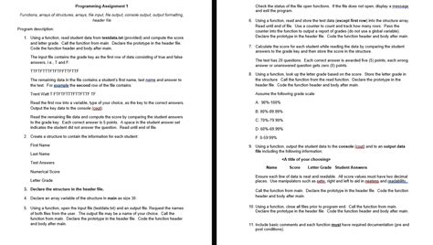 solved programming assignment 1 functions arrays of