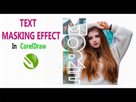 Text Masking Effect In CorelDraw Step By Step YouTube