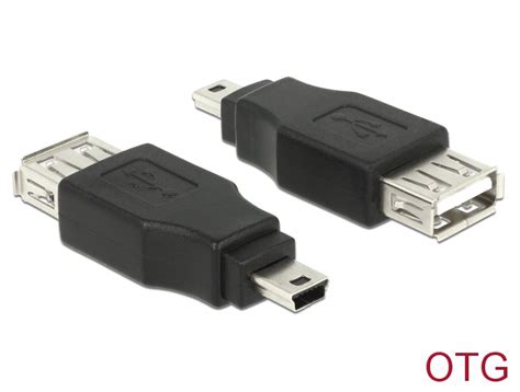 Delock Products Delock Adapter Usb Mini Male Usb A Female Otg