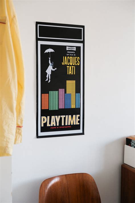 Vintage Playtime Italian Movie Poster Porchlight Design Co