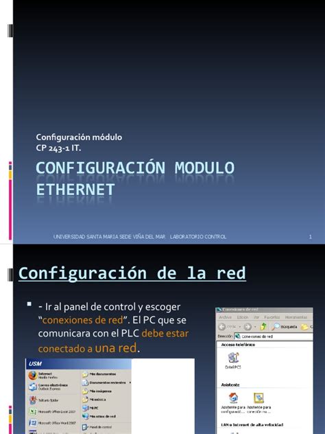 Configuración Modulo Ethernet 3 Pdf Dirección Ip Protocolos De Internet