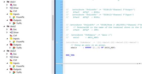 How To Use Attributes For Automatic Variable Linking In Twincat 3 Plc
