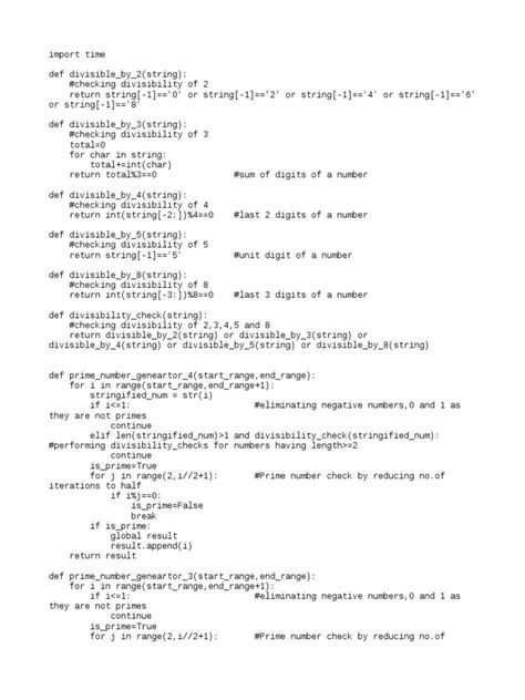 Prime Number Generator Py Pdf Prime Number Computer Programming