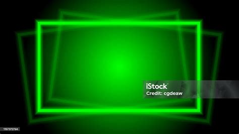배경에 대한 라이트 빔 녹색 우아한 수평 사각형 프레임 디스코 빛 기하학적 사각형 프레임 네온 빔 라인 패턴 배너디스코 빛