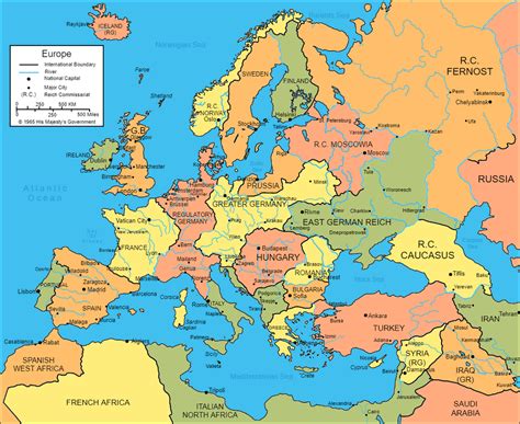 The Faded Eagle A Typical Classroom Map After An Axis Victory Rimaginarymaps