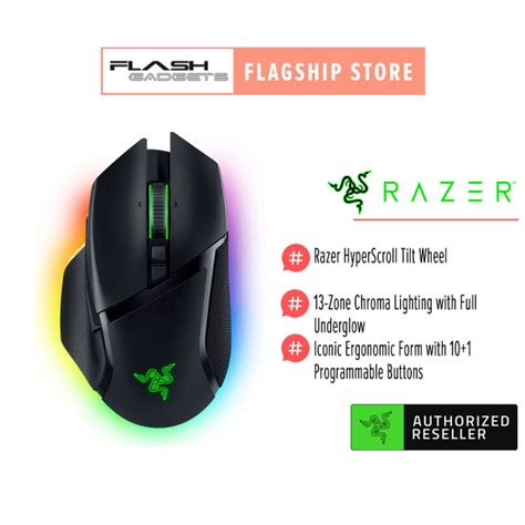 Razer Basilisk V3 Pro Customizable Wireless Gaming Mouse With Razer HyperScroll Tilt Wheel 2