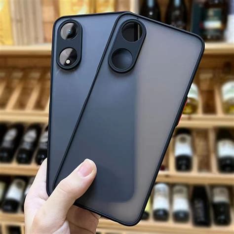 เคสขอบสีหลังด้าน สำหรับ Oppo A60 A18 A38 A78 A58 A58 4g A78 4g A98 A17