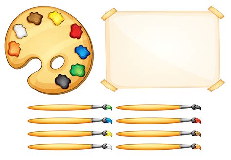 Paint Palette 434022 Vector Art At Vecteezy