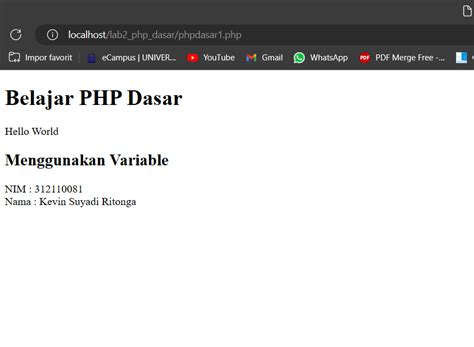 GitHub Vinez Web Praktikum