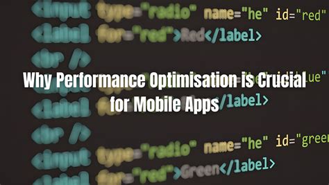 App Developers Birmingham Why Performance Optimisation Is Crucial For