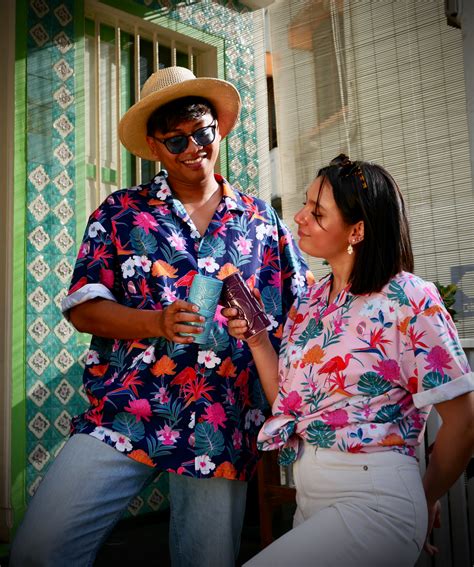 Unisex Kakee Shirt Binary Style X Lime House Singapore Dusky Pink