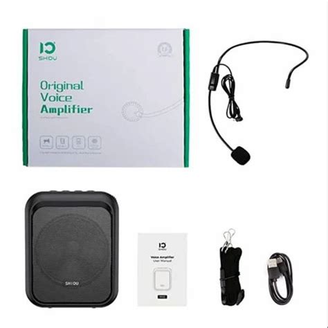 Shidu Mini Voice Amplifier Portable Rechargeable Bluetooth Speaker At Public Address
