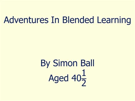 Mathematics Blended Learning Event Teaching Resources