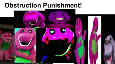 Barney Error Testing Obstruction Punishment Youtube