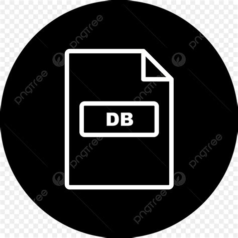 벡터 db 아이콘 db 문서 파일 png 일러스트 및 벡터 에 대한 무료 다운로드 pngtree