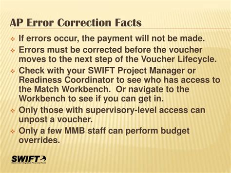 Ppt Accounts Payable 2 Voucher Entry And Maintenance Maintenance Error Correction Overview