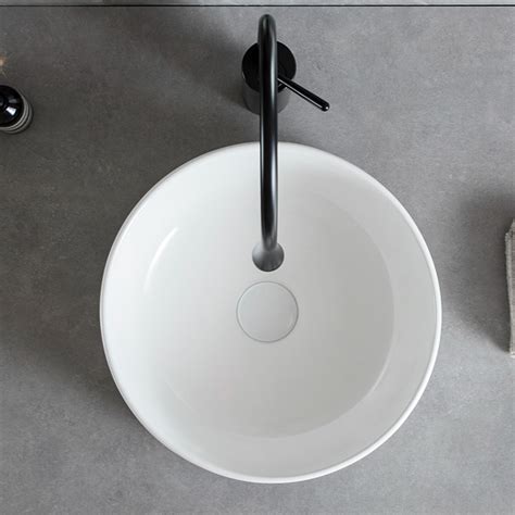 Round Counter Top Dining Room Hand Washroom Porcelain Basin Wash Basin Manufacturer
