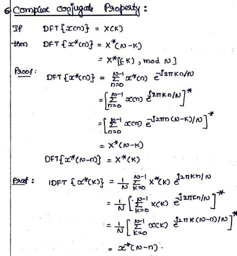 Discrete Fourier Transform Hand Written Notes