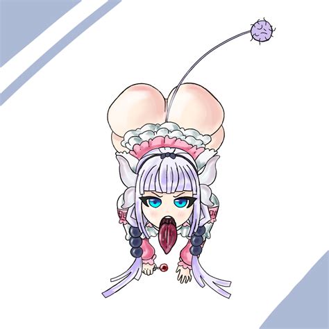 Rule 34 Angry Face Ass Big Ass Blue Eyes Kanna Kamui Long Tongue No