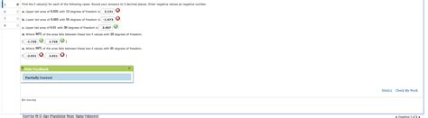 Solved Find The T Value S For Each Of The Following Cases Chegg