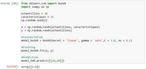 Tuto Python Scikit learn SVM classification et régression Tutoriel Python