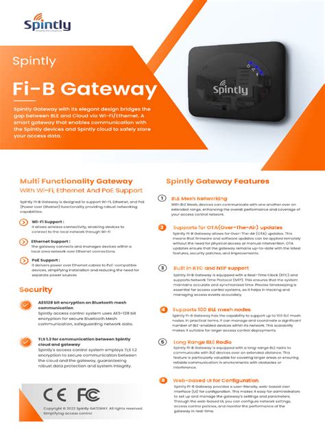 Gateway Product Datasheet Pdf Computer Network Wi Fi